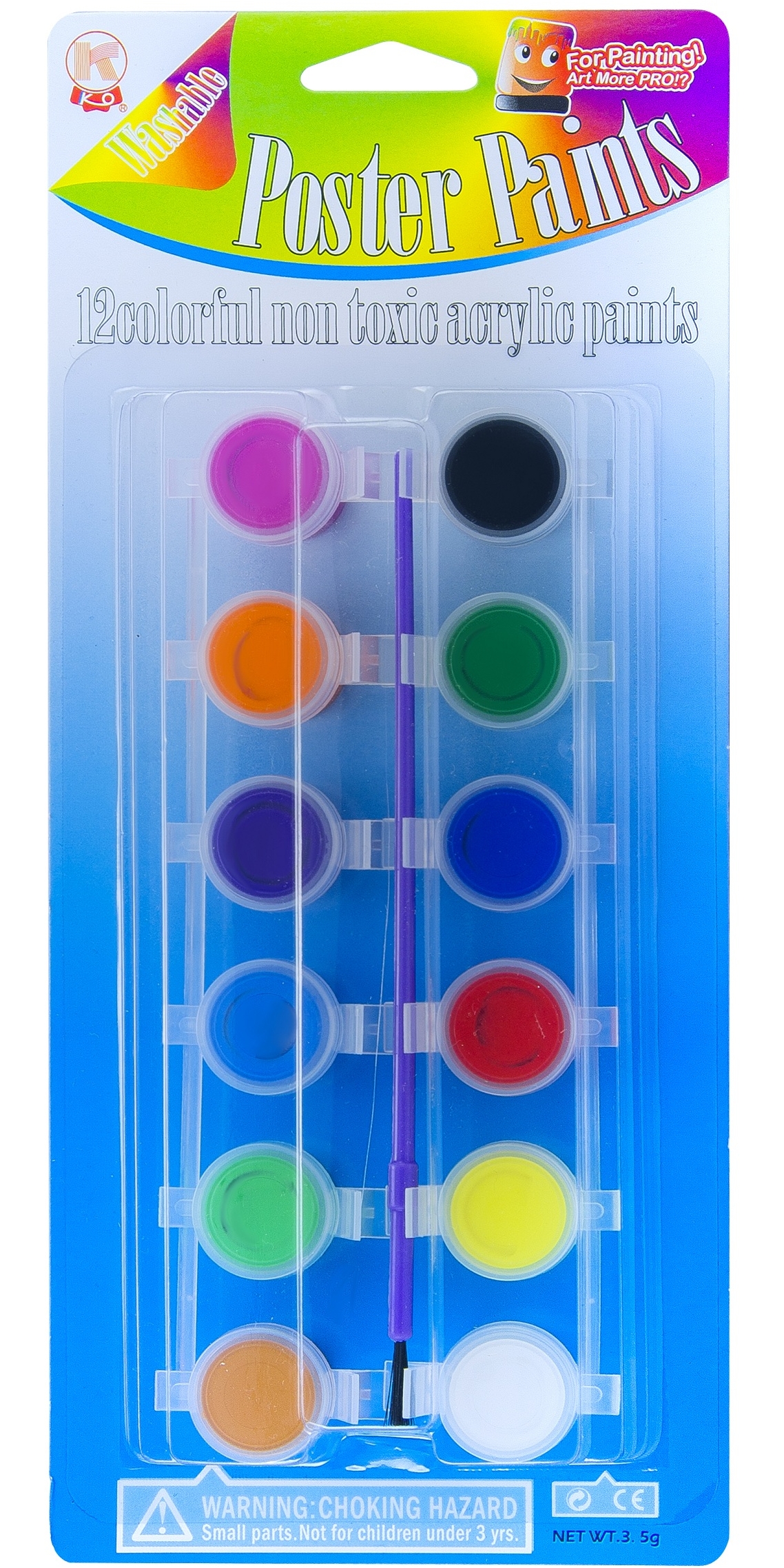 Poster Paints Artline 3 5ml 12 Colors Stationery